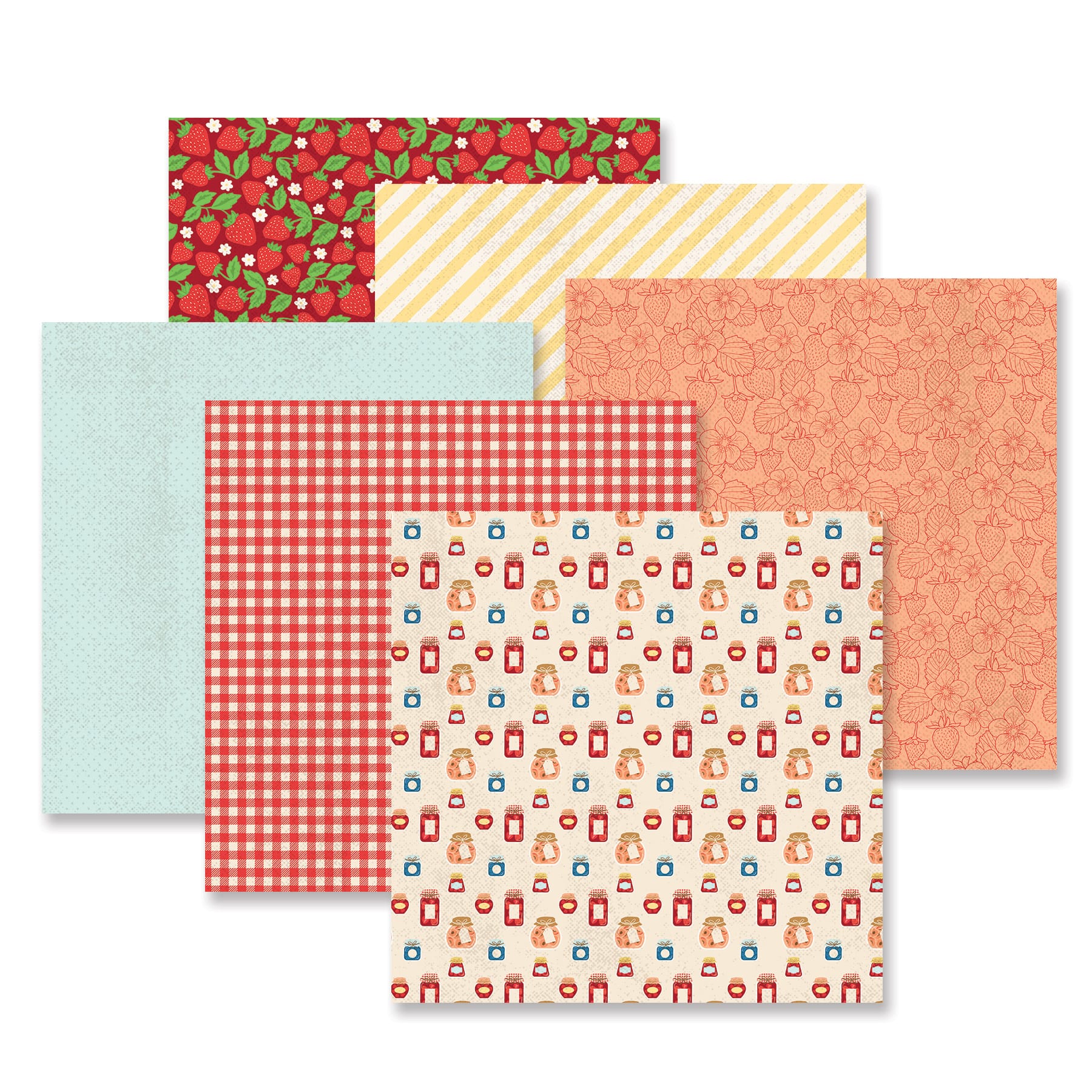 Berry Harvest Paper Pack (10/pk) - The Scraptivist