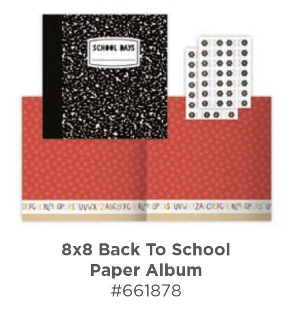 8x8 Back to School Paper Album - The Scraptivist